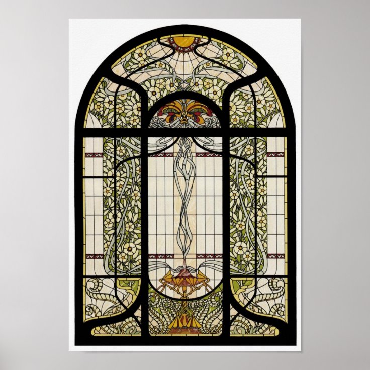 Stained Glass Poster | Zazzle