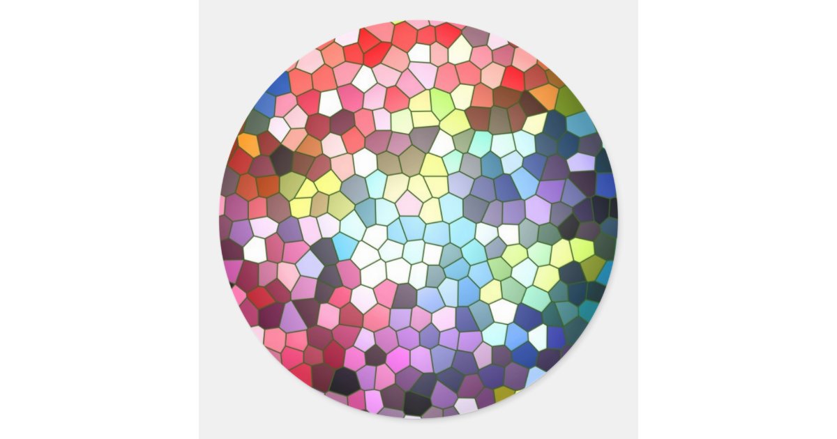 Stained Glass Sticker | Zazzle