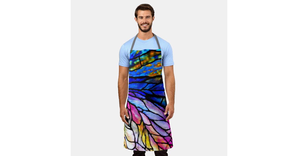 Stained Glass, Tiffany - Style, Apron | Zazzle