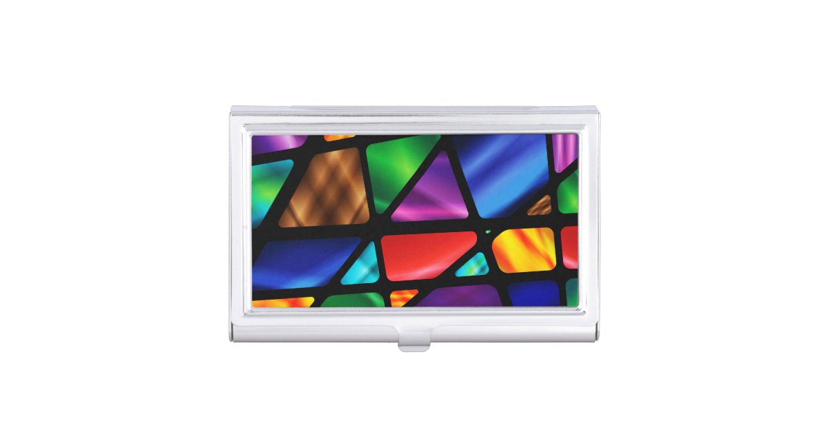Stained Glass Window Business Card Holder | Zazzle