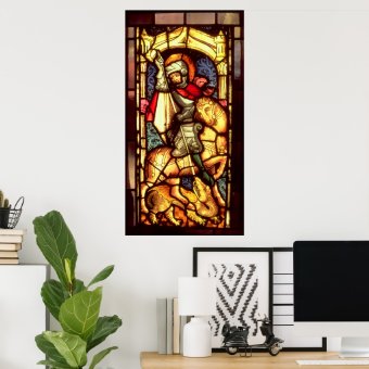 Stained Glass Window Poster | Zazzle