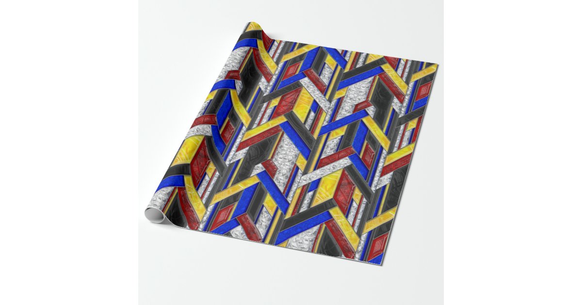 Stained Glass Wrapping Paper | Zazzle