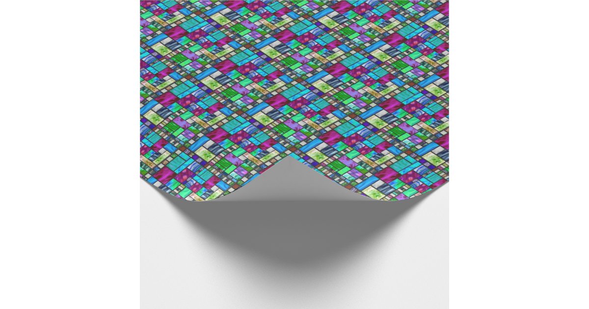 Stained Glass Wrapping Paper | Zazzle