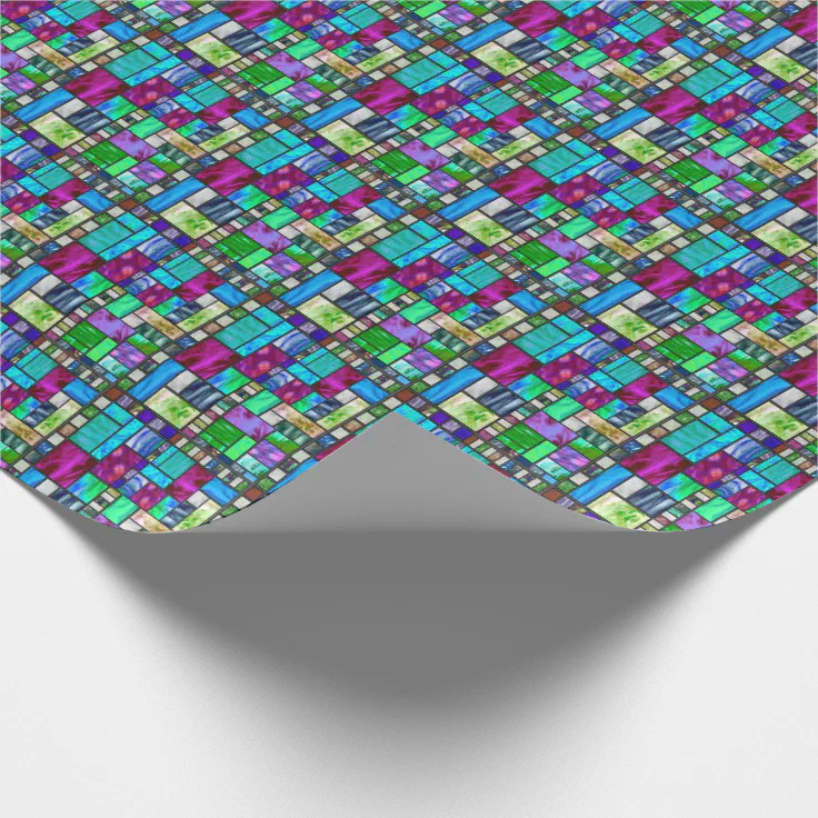 Stained Glass Wrapping Paper | Zazzle