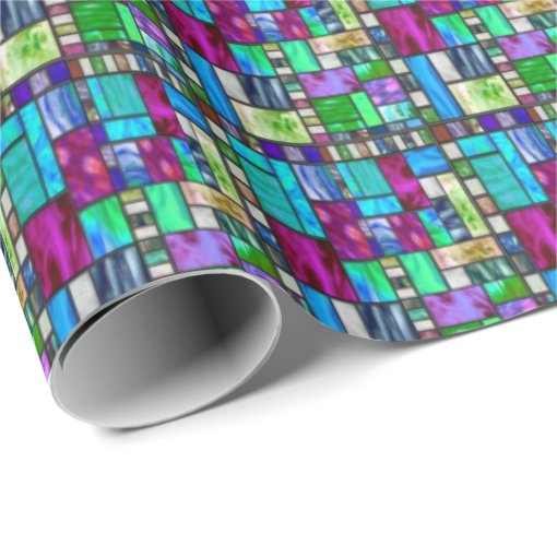 Stained Glass Wrapping Paper | Zazzle