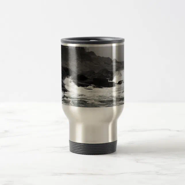 Stainless Steel 15 oz Travel/Commuter Mug | Zazzle