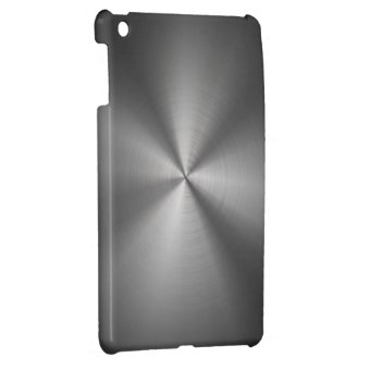 Stainless Steel Dark Metal iPad Mini Case | Zazzle