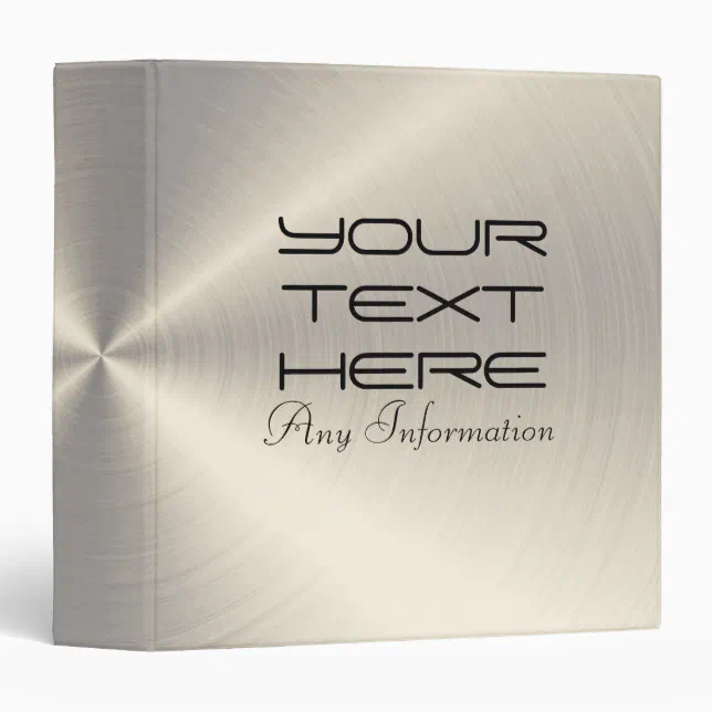 Stainless Steel Metal Binder | Zazzle