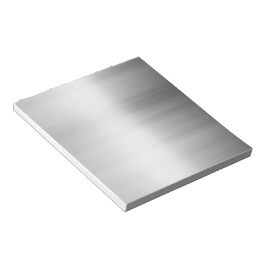 Stainless Steel Metal Look Notepad | Zazzle.com