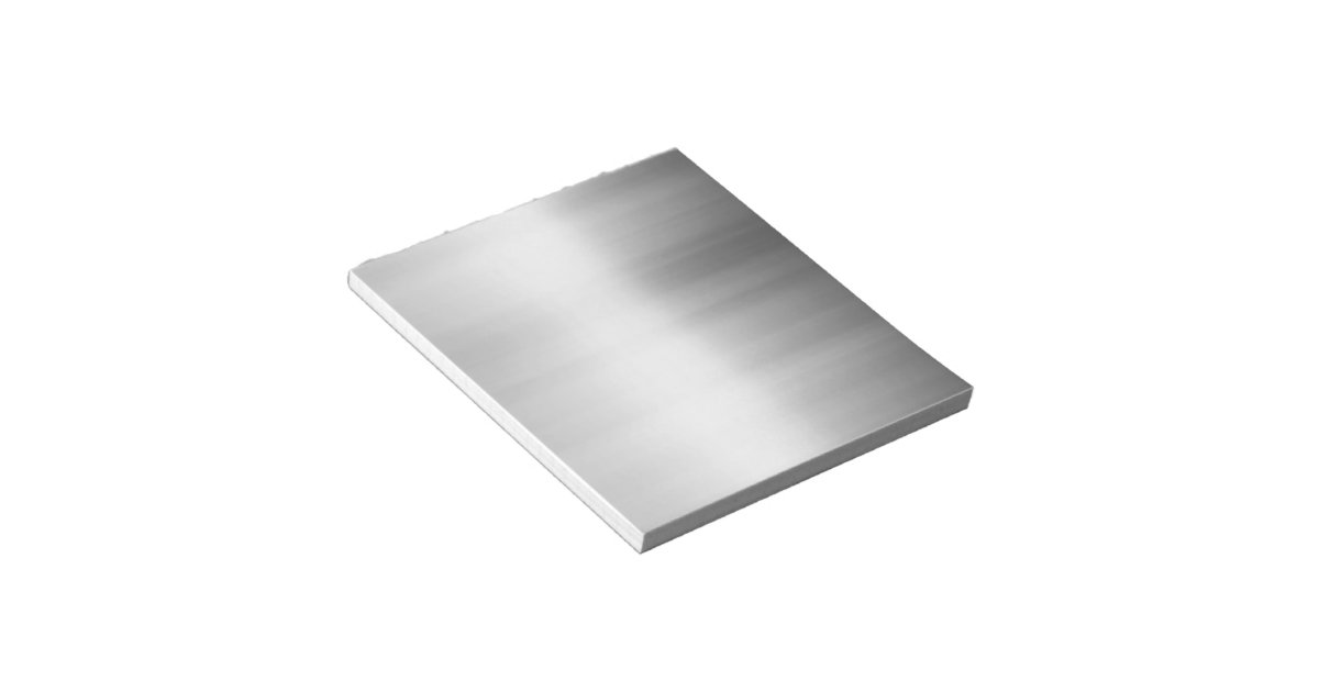 Stainless Steel Metal Look Notepad | Zazzle