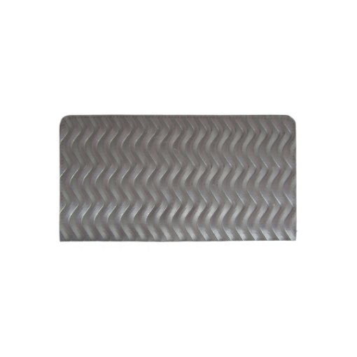 Stainless Steel Textured Industrial Metal Sheet Checkbook Cover | Zazzle