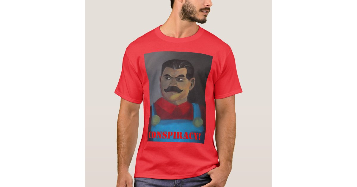Stalin is Mario T-Shirt | Zazzle