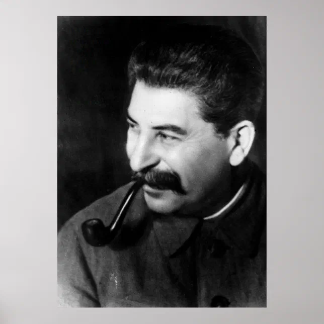 Stalin photo portrait poster | Zazzle