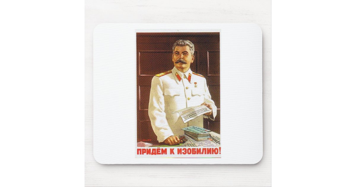 stalin poster art mouse pad | Zazzle