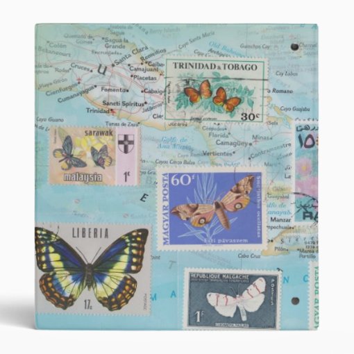 Stamp Collection Binder | Zazzle