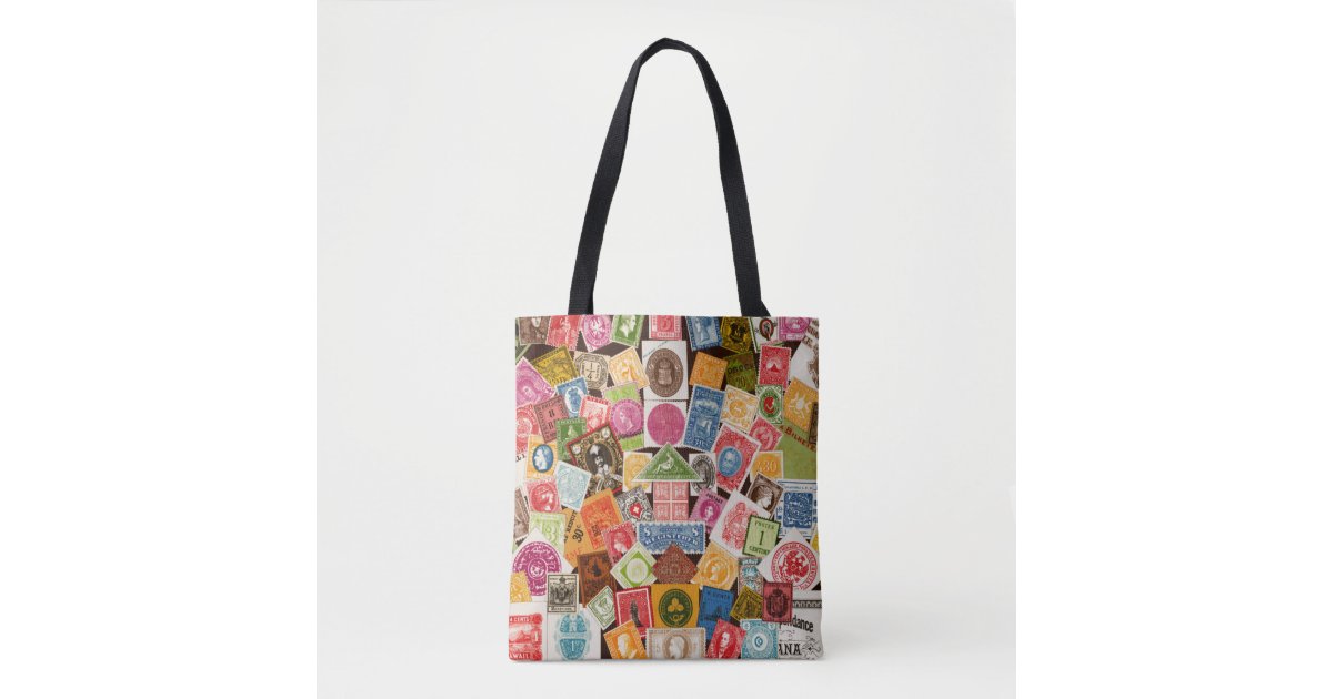 Stamp Collector Tote Bag | Zazzle