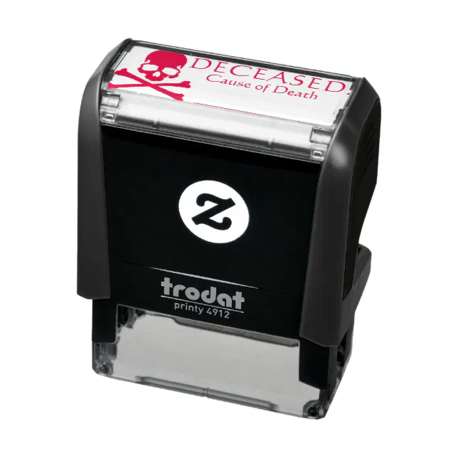 Stamp of Death | Zazzle