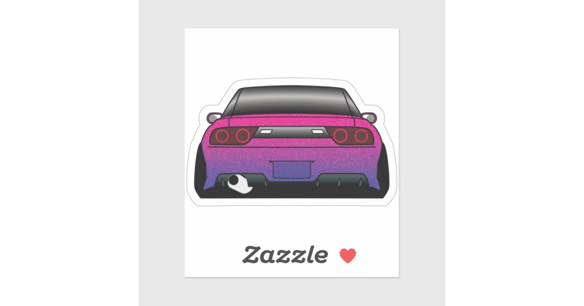 Stanced 240sx sticker | Zazzle