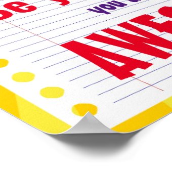 Stand tall and be proud. Be yourself, you are Poster | Zazzle