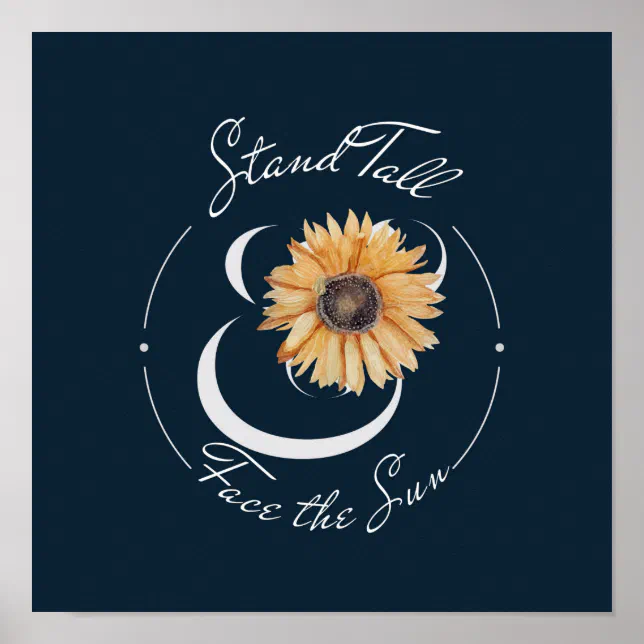 Stand Tall Poster | Zazzle