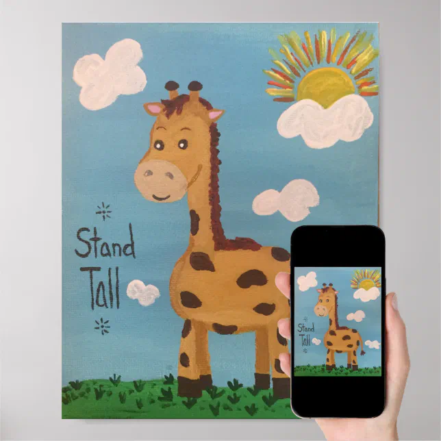"Stand Tall" Poster | Zazzle