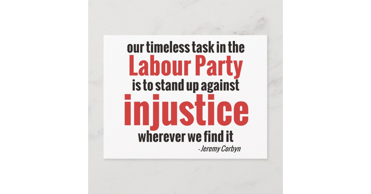 Stand up Against Injustice Postcard | Zazzle