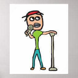 Stand Up Comedy Poster | Zazzle