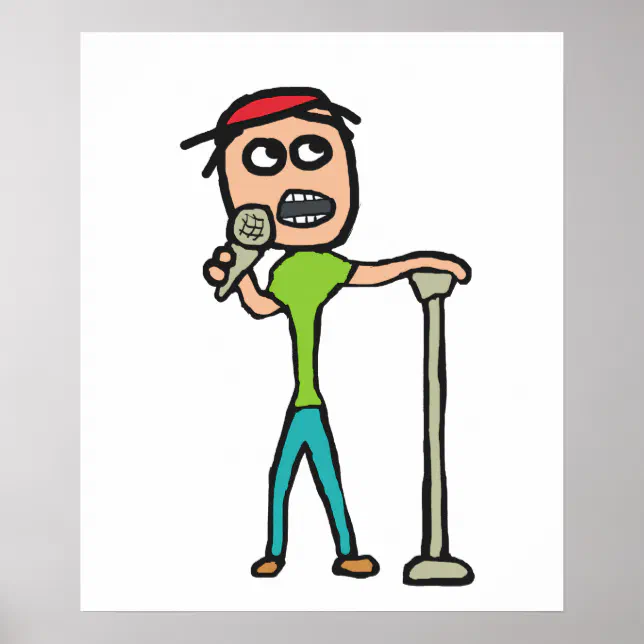 Stand Up Comedy Poster | Zazzle