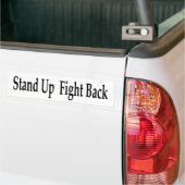 Stand Up Fight Back Bumper Sticker | Zazzle