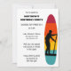 Stand Up Paddle Board SUP Custom Party Invitation | Zazzle