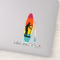 Stand Up Paddle Board SUP Custom Text Sticker | Zazzle