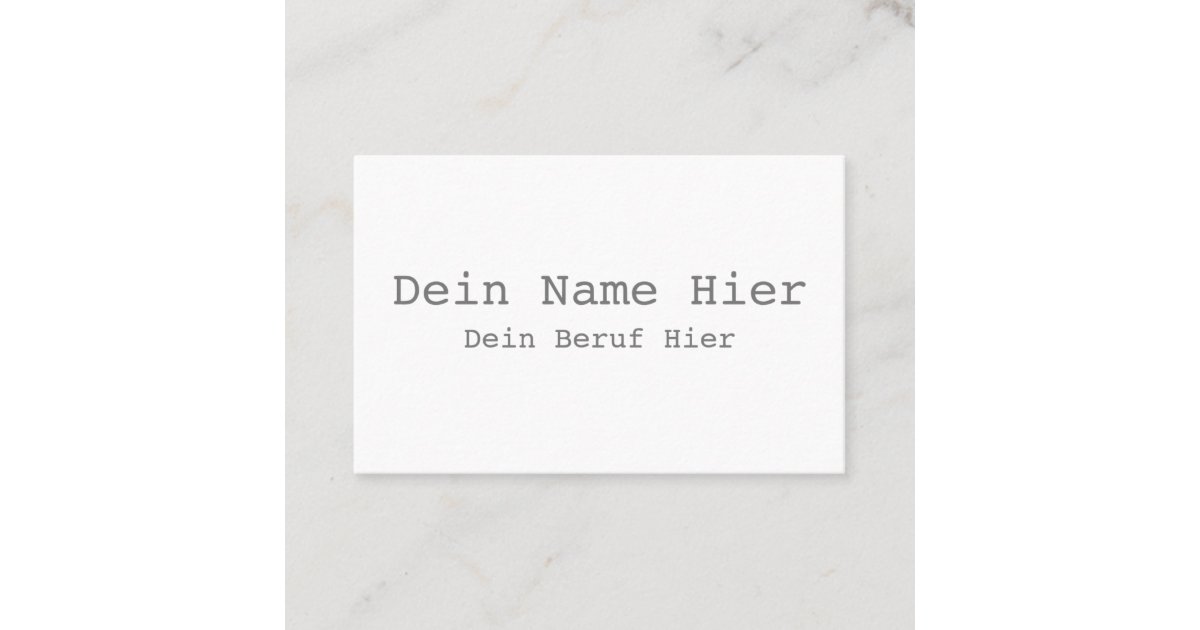 Standard Business Card Self-Design - Template | Zazzle