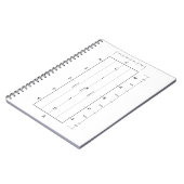 Standard Dressage Arena Template Horse Competition Notebook | Zazzle