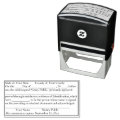 Standard Notary Public Acknowledgement Custom Self-inking Stamp | Zazzle