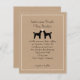 Standard Poodles Wedding Invitation | Zazzle