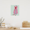 Standing Fashion Figure - Oversized Jacket Poster | Zazzle