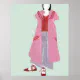 Standing Fashion Figure - Oversized Jacket Poster | Zazzle