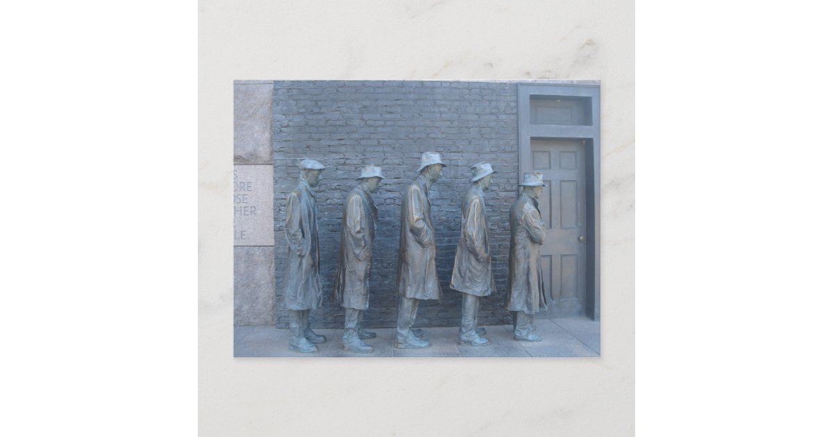 Standing in Line Postcard | Zazzle