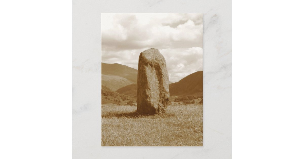 Standing Stone postcard | Zazzle