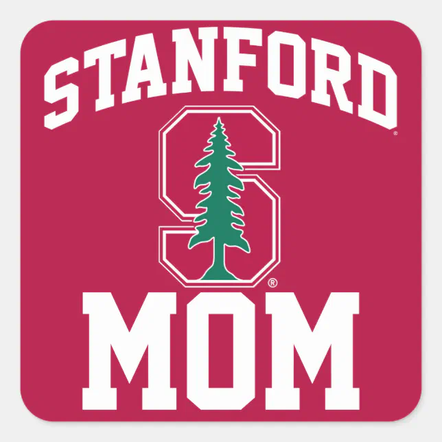 Stanford Family Pride Square Sticker | Zazzle