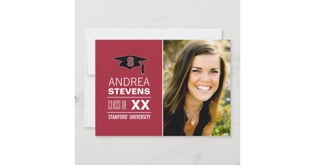 Stanford Graduation Photo Announcement | Zazzle