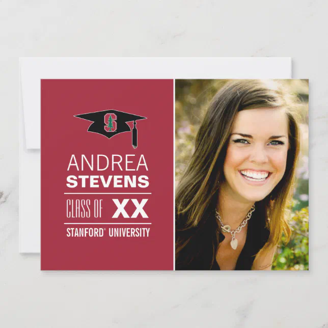 Stanford Graduation Photo Announcement | Zazzle
