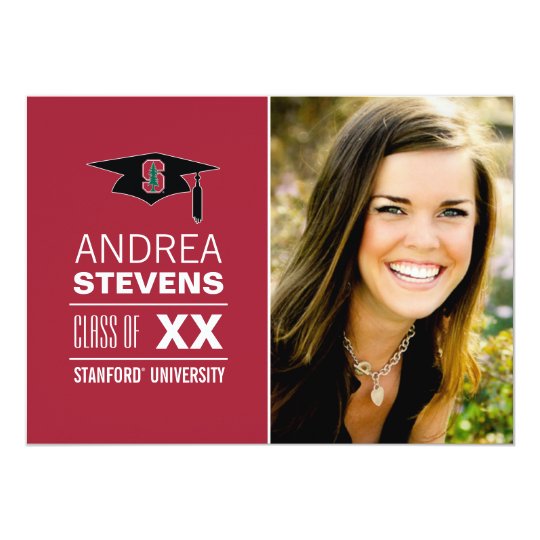 Stanford Graduation Photo Announcement | Zazzle.com
