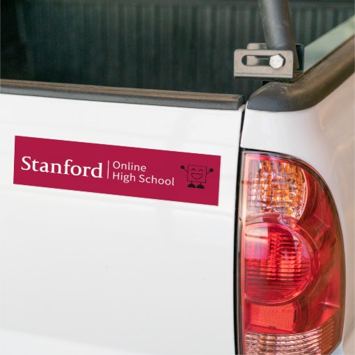 Stanford OHS | Pixel Bumper Sticker | Zazzle