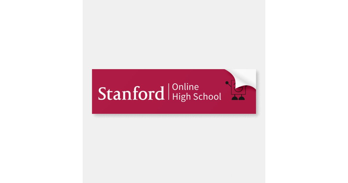 Stanford OHS | Pixel Bumper Sticker | Zazzle