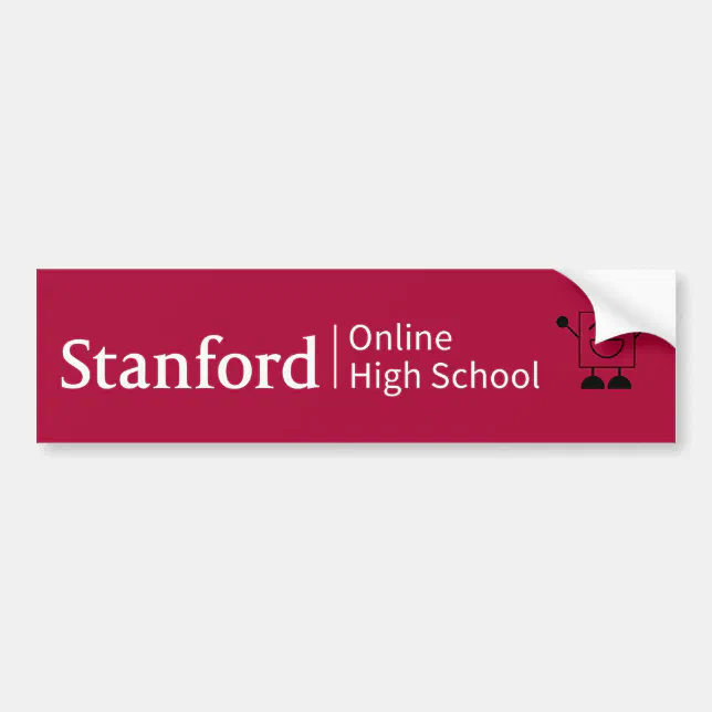 Stanford OHS | Pixel Bumper Sticker | Zazzle