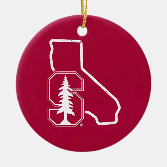Stanford University | Standford Tree State Logo Ceramic Ornament | Zazzle