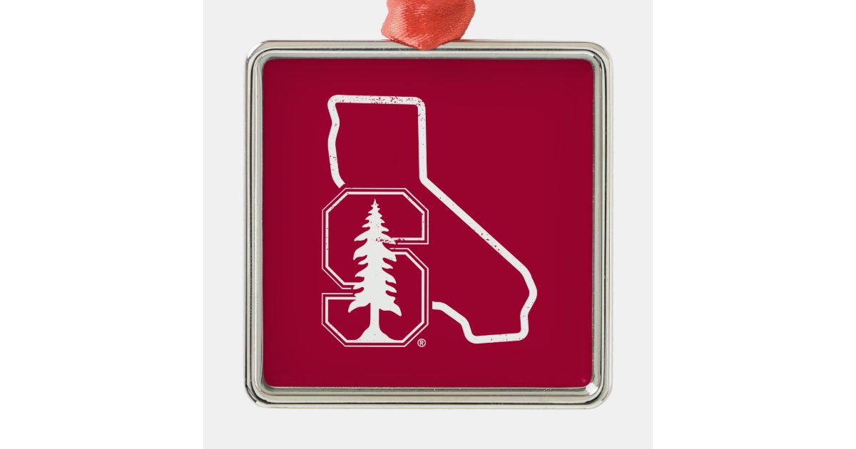 Stanford University | Standford Tree State Logo Metal Ornament | Zazzle