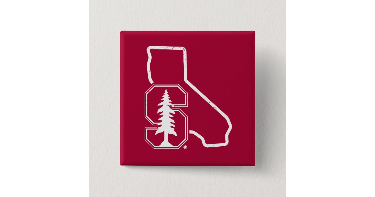 Stanford University | Standford Tree State Logo Pinback Button | Zazzle
