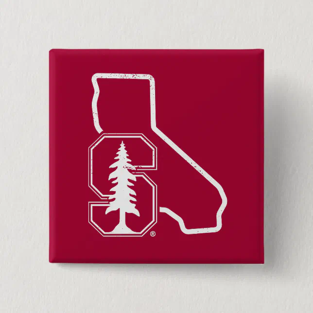 Stanford University | Standford Tree State Logo Pinback Button | Zazzle